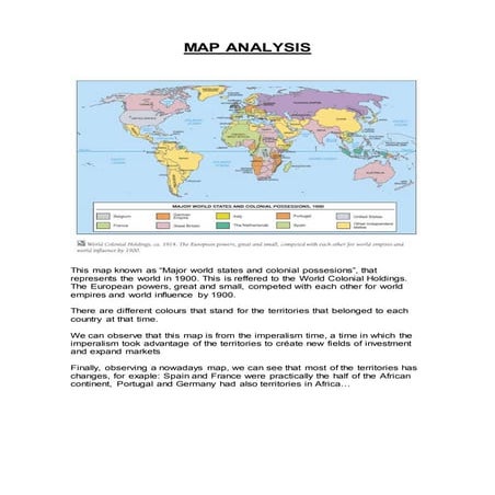 Map Analysis, by Pablo Vaquero #ESO4 | PDF