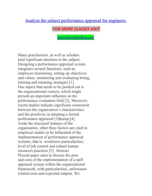 Case study on new performance appraisal system at xerox | DOCX | Resume ...