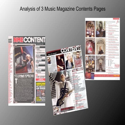Mixmag double page spread analysis, pages 1 and 2 | PPT