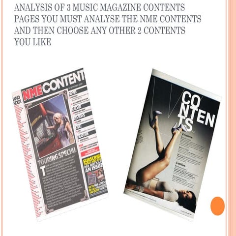 Contents page of a magazine ) | PPTX