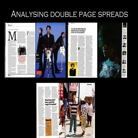 Double page spread analysis 1 and 2 | DOCX