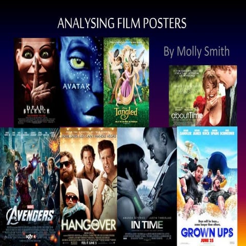 Analysing film posters | PPTX | Comedy | Genres