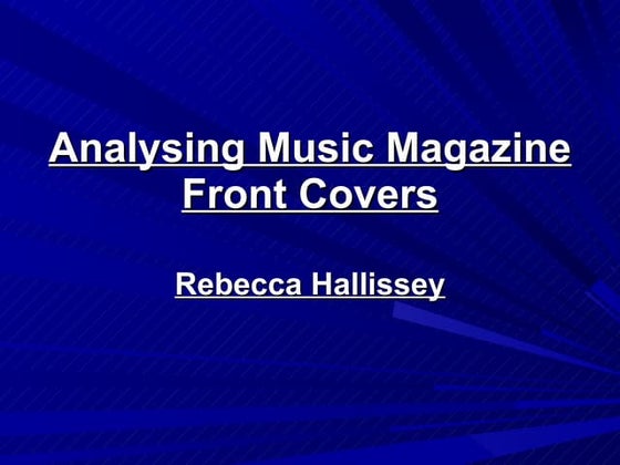 Front cover analysis kerrang! | PPT