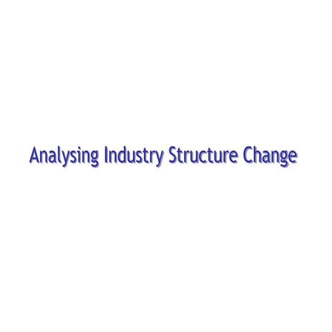 HOW INDUSTRIES CHANGE- case study...pptx