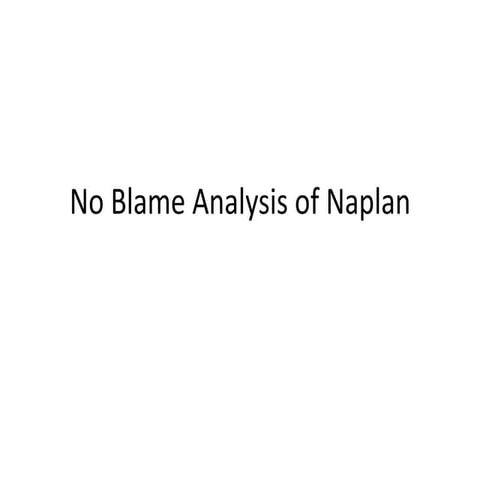 Analysing naplan | PPTX