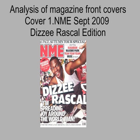Analysing magazine front covers | PPTX