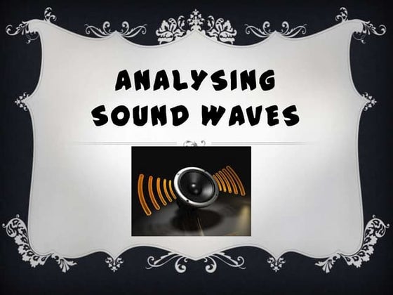 Waves and Sound | PPT