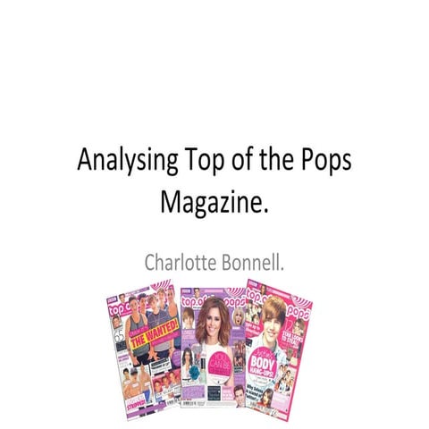 Analysing top of the pops magazine | PPT