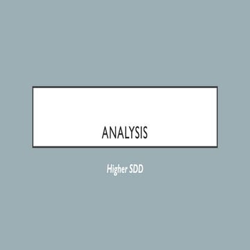 Analysis | PPT
