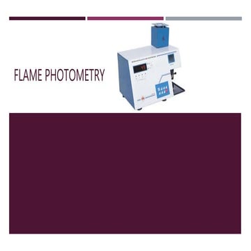 FLAME PHOTOMETRY | PPTX