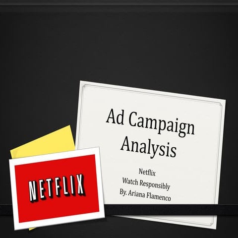 Netflix Campaign Advertisement Analysis | PDF