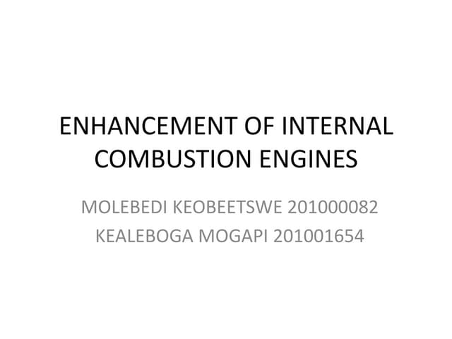 4 Stroke Diesel Engine | PPTX