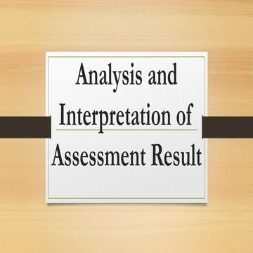 Analysis and Interpretation of Assessment Result.pptx