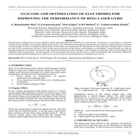 Analysis and optimization of electrodes for improving the performance ...