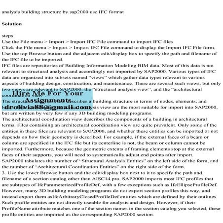 analysis building structure by sap2000 use IFC formatSolutions.pdf