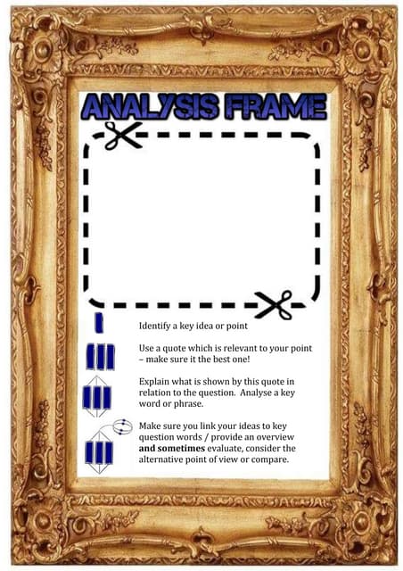 A2 Literature Essay Plan Framework | DOCX