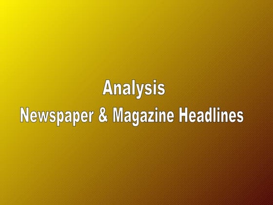 analyzing double page spread articles in music magazines | PPTX | Music | Entertainment