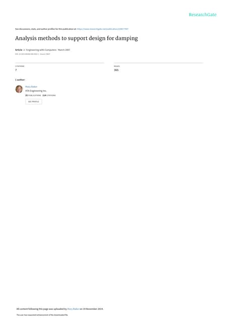 How to deal with the annoying "Hot Spots" in finite element analysis | PDF