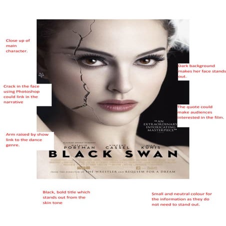 Analysis of black swan poster 2 | DOC
