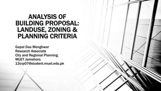 Zoning | PPTX | Developmental Sites | Real Estate