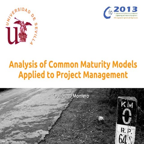 Analysis of common maturity models applied to project management | PPT