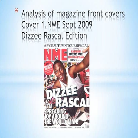 Analysis of cover magazines | PPTX