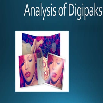 Analysis of digipaks | PPTX