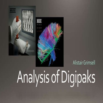 Analysis of Digipaks | PPTX