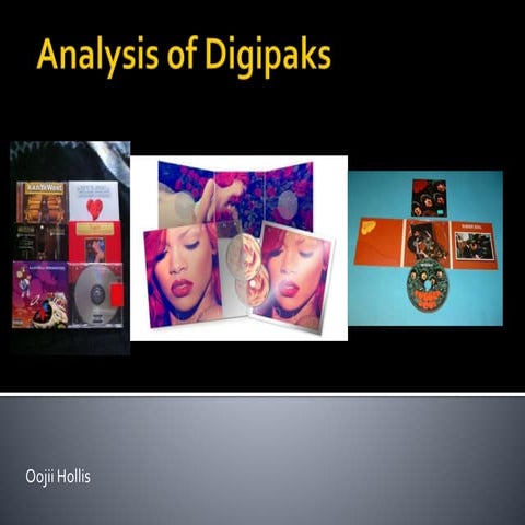 Analysis of digipaks | PPT