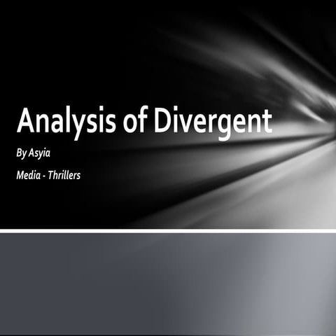 Analysis of divergent | PPT