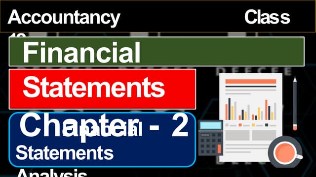 Management Accounting - FS Analysis & Interpretation | PPTX