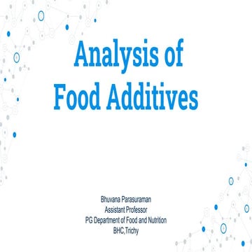 Analysis of Food additives.pdf