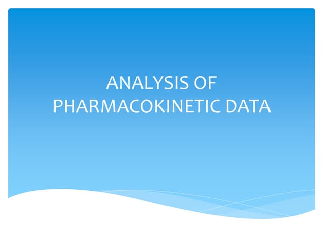 Basics of Pharmacokinetics | PPTX