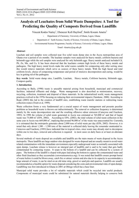 Solid waste disposal methods | PPT