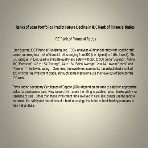 Analysis of loan_portfolioo | PPTX | Home Financing | Personal Debt