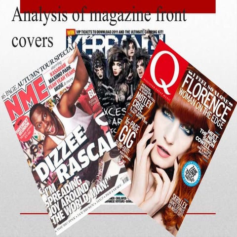 Analysis of magazines | PPT