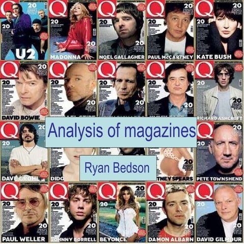 Analysis of magazines | PPT