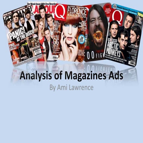 Analysis of magazines ads | PPTX | Album-oriented Rock | Rock Music