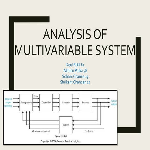 Analysis of Multivariable System. | PPTX