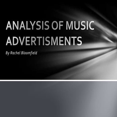 Analysing Music Posters 2 | PPT