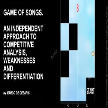 Analysis of music games | PPT