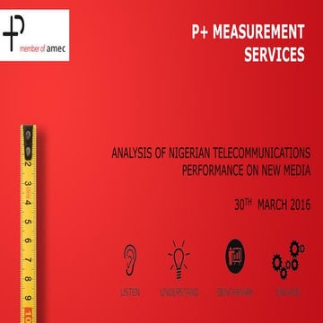 Analysis of nigerian telecommunications on new media 30th march 2016 | PPT