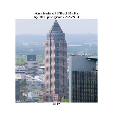Analysis of piled rafts | PDF