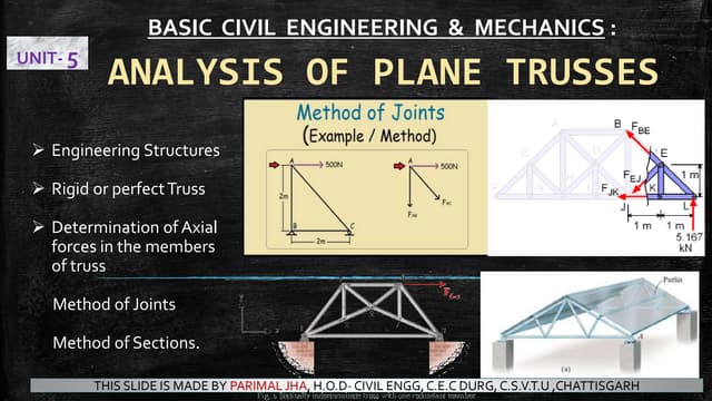 Truss analysis by graphical method | PDF
