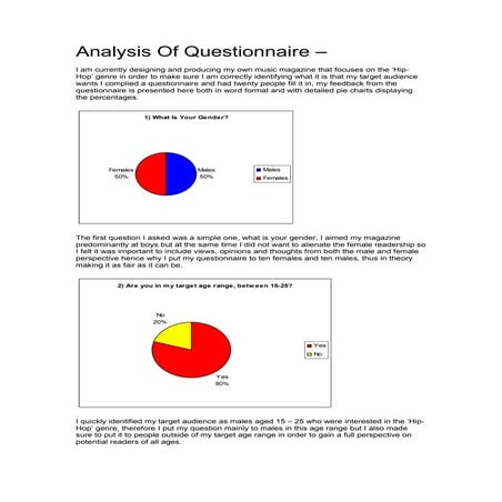 Analysis of questionaire. | DOC | Hip Hop Music | Music