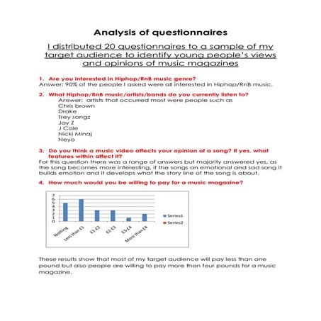 Magazine questionaire | DOCX