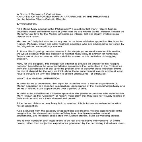 ANALYSIS OF REPORTED MARIAN APPARITIONS IN THE PHILIPPINES.docx