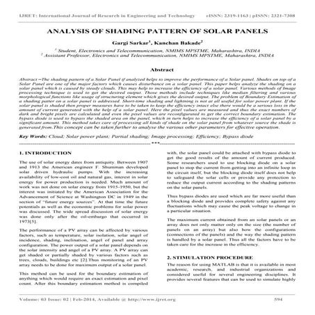 How To Conduct Shading Analysis For Residential Solar PV Systems ? | PDF