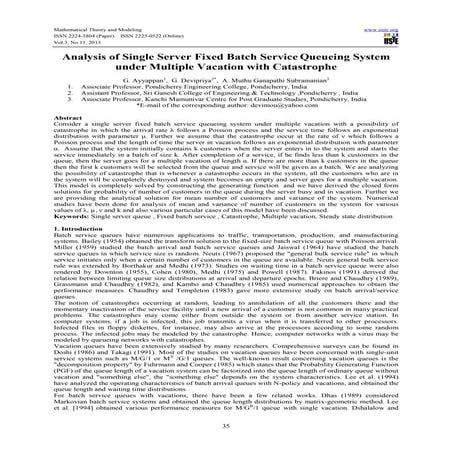 Analysis Of Single Server Fixed Batch Service Queueing System Under Multiple Vacation With
