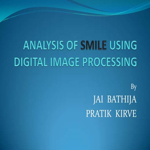 Analysis of smile2 | PPSX